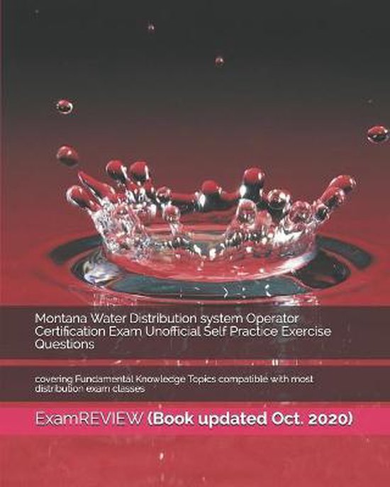 Montana Water Distribution system Operator Certification Exam ...