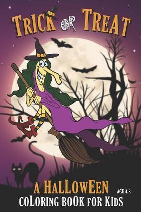 Halloween Coloring Book- Trick or Treat, Paul Publishing Kids ...