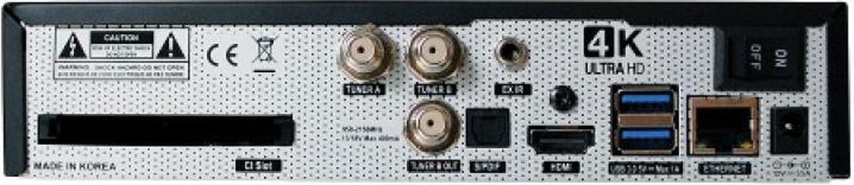 Xsarius Revo 4K UHD Twin Sat | Enigma2 satelliet ontvanger | bol