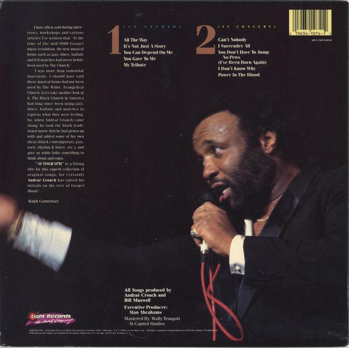 Autograph, Andre Crouch | LP (album) | Muziek | bol.com