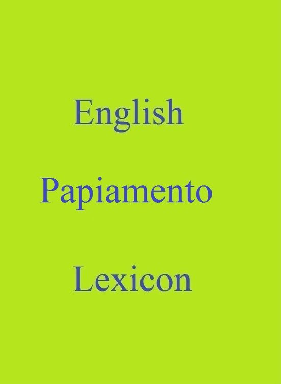 World Languages Dictionary - English Papiamento Lexicon (ebook), Robert ...