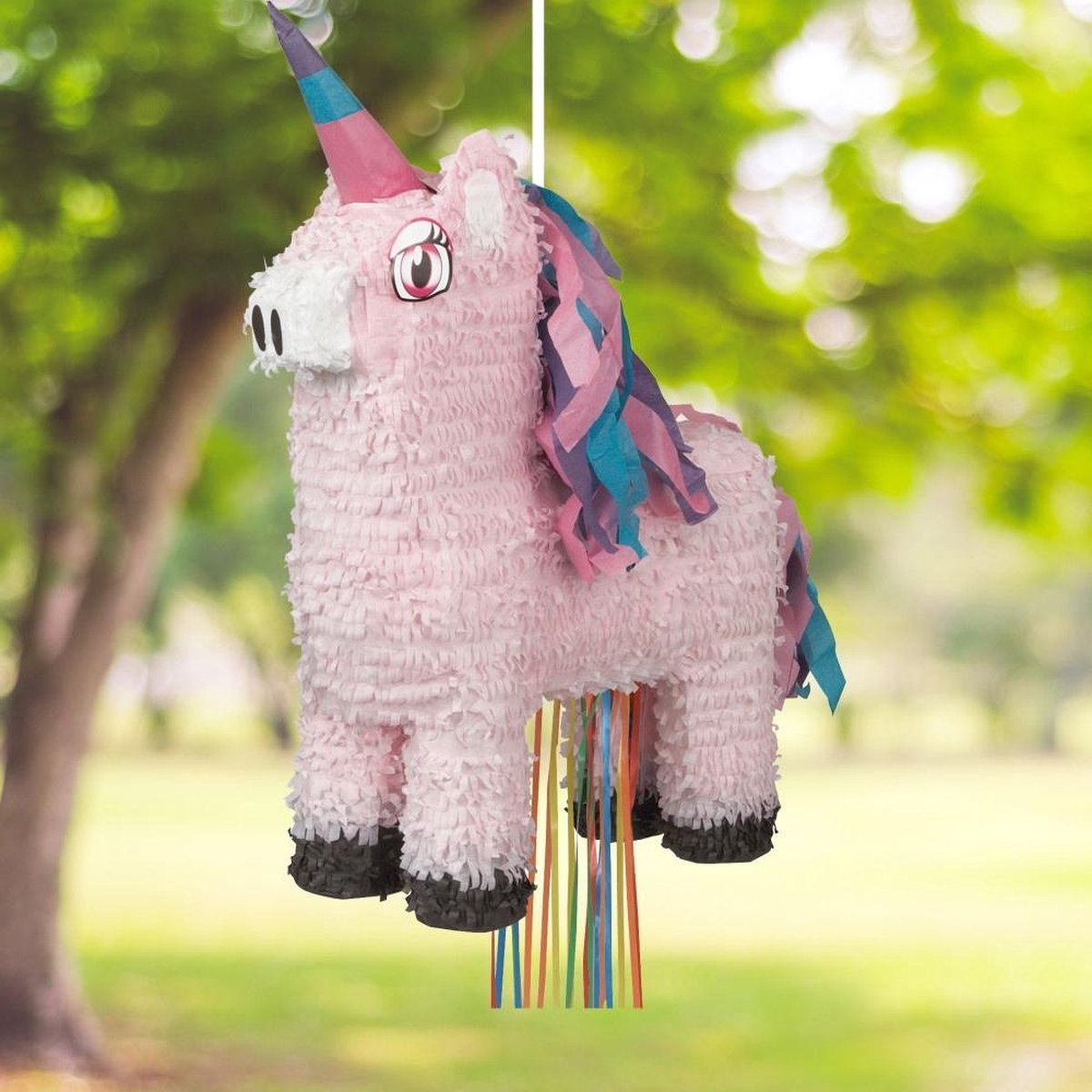 UNIQUE - Roze en paarse eenhoorn pinata - Decoratie > Pinatas | bol