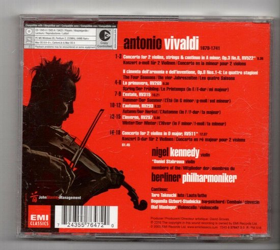 Vivaldi Album, Antonio Vivaldi | CD (album) | Muziek | bol
