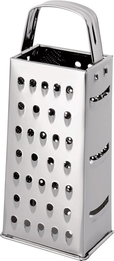 Vierkante rasp - hoogte: 24 cm - met 4 verschillende raspoppervlakken ...