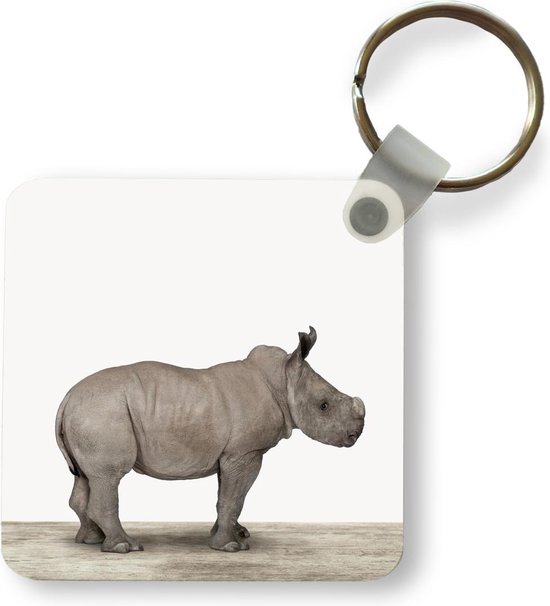Sleutelhanger - Uitdeelcadeautjes - Baby Neushoorn - Lief - Kinderen ...