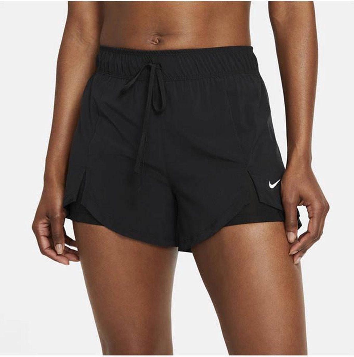 Nike Essential 2 in 1 dames Short sportshort da zwart | bol.com