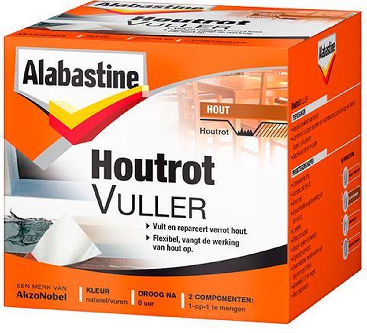 Alabastine houtrotvuller - 1 kg | bol.com