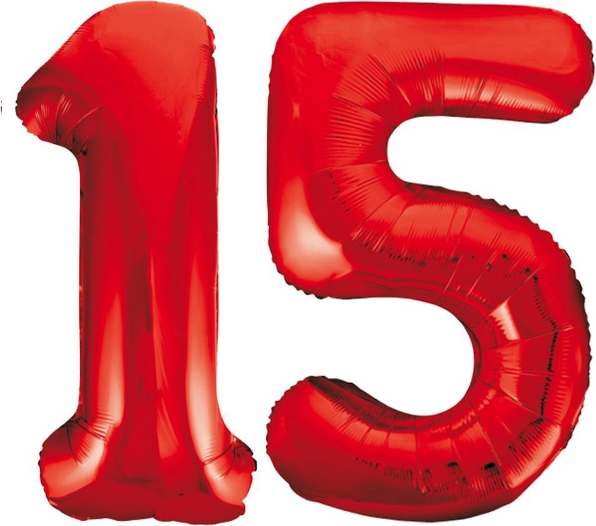 Rode cijfer ballonnen 15. | bol.com