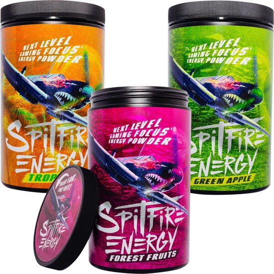 Spitfire Energy Drink voor Gamers - Domination Pack - Gaming Energy ...