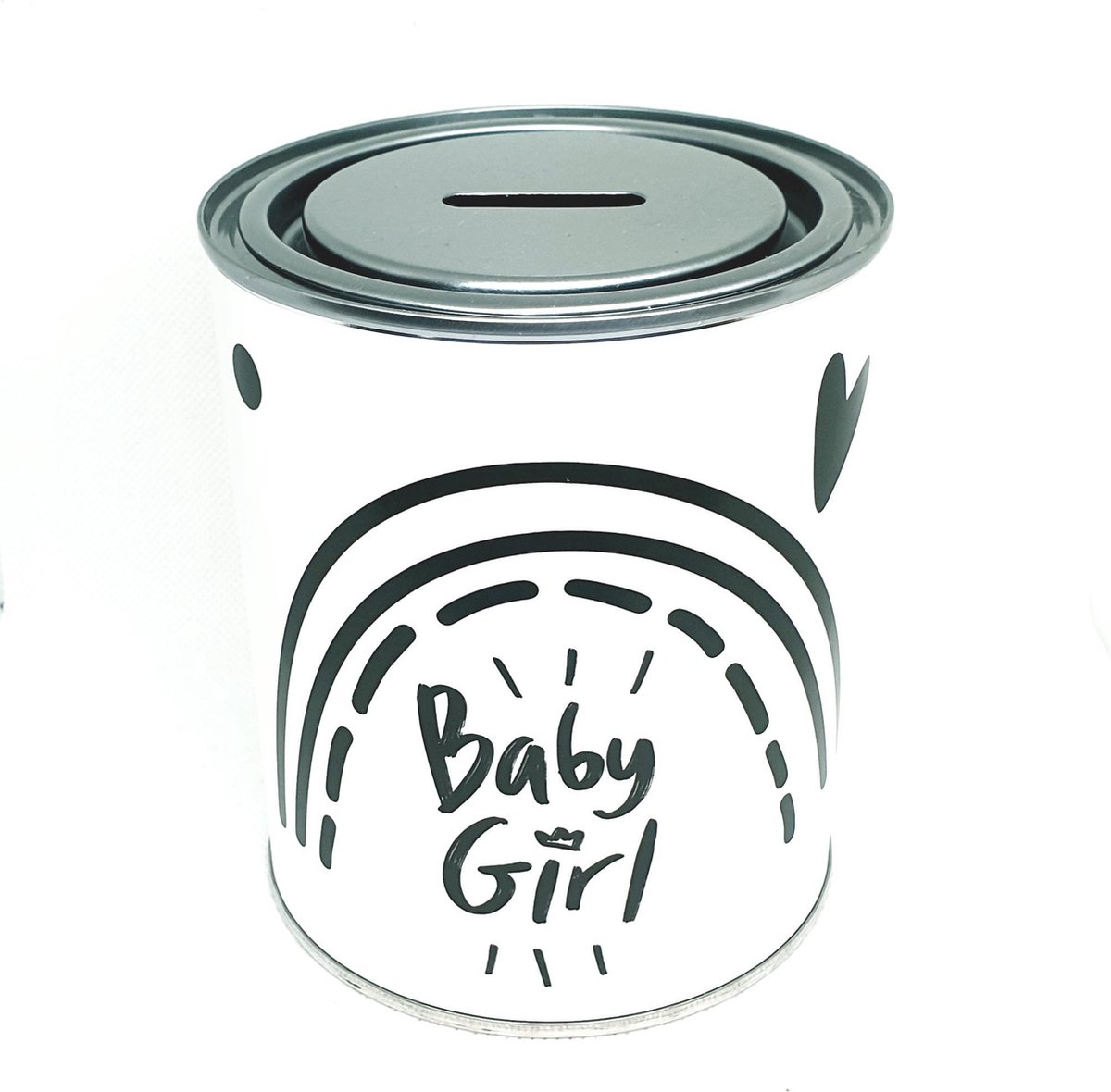 Studio Juulz Spaarpot Baby Girl / Spaarblik / Meisje / Kraammand ...