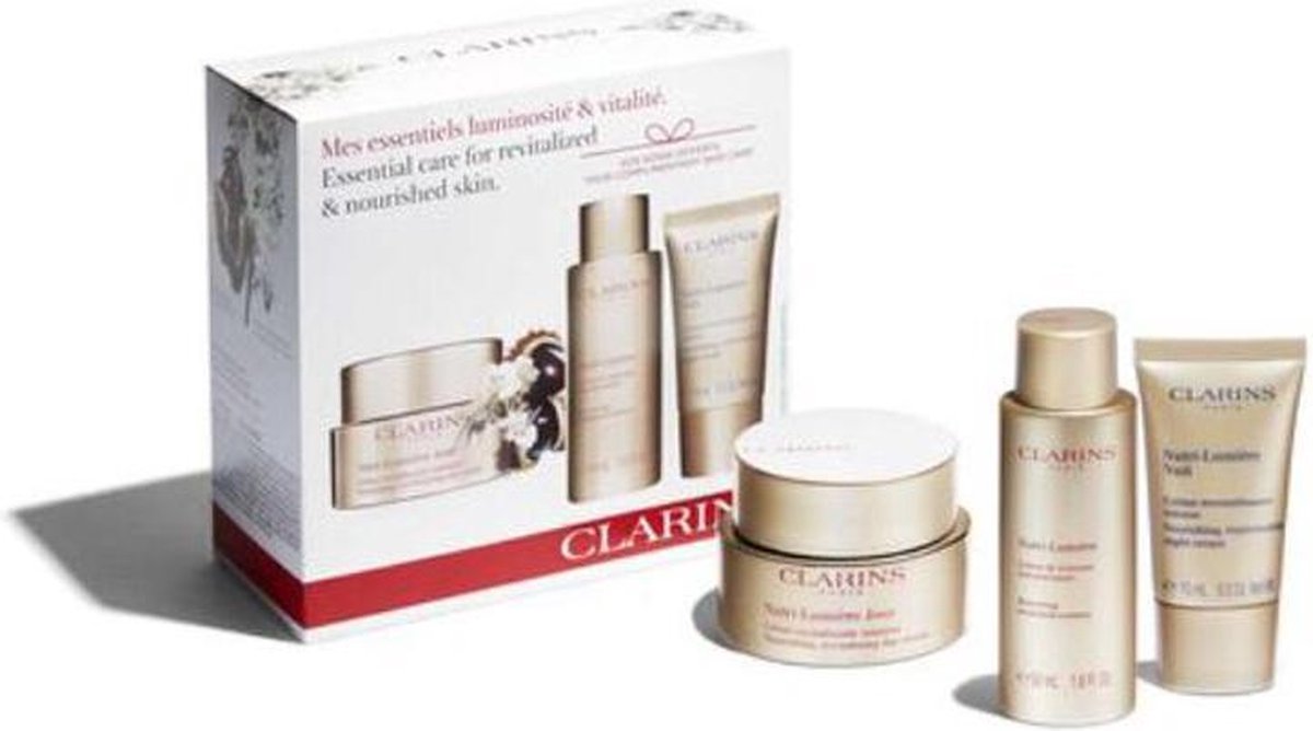 Clarins Pakket Face Nutri-Lumière Essential Care For Revitalized ...