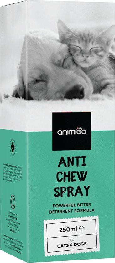 Animigo Anti Bijt en Spray voor honden en katten - 250 ml | bol
