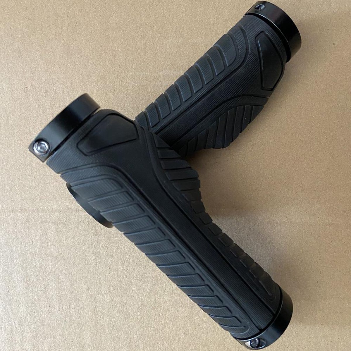 FIEZIO Ergonomische Fietshandvatten Pro Zwart Fiets Handvat Set - Gel ...