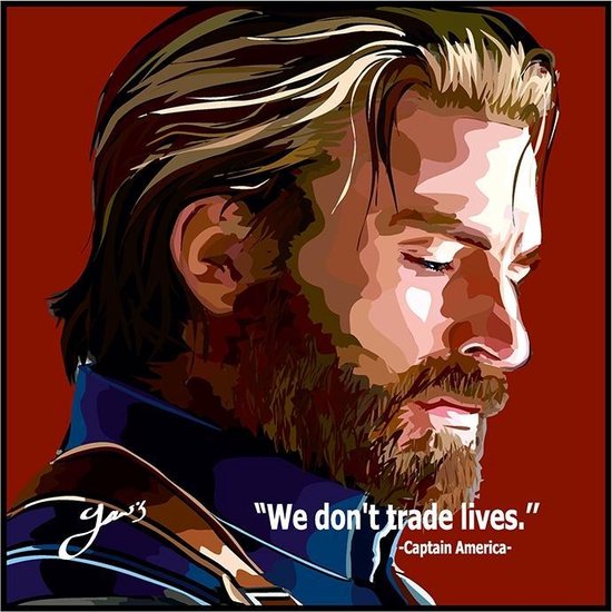 Captain America Pop Art | bol.com