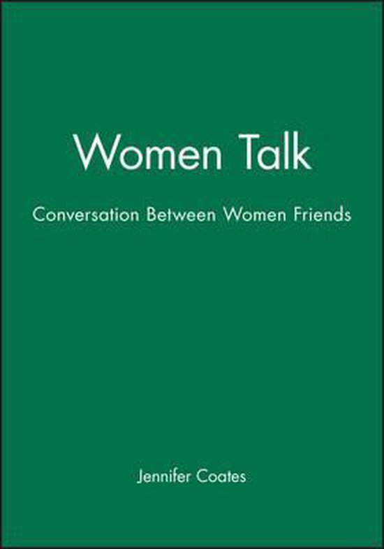 Women Talk | 9780631182535 | J Coates | Boeken | bol.com