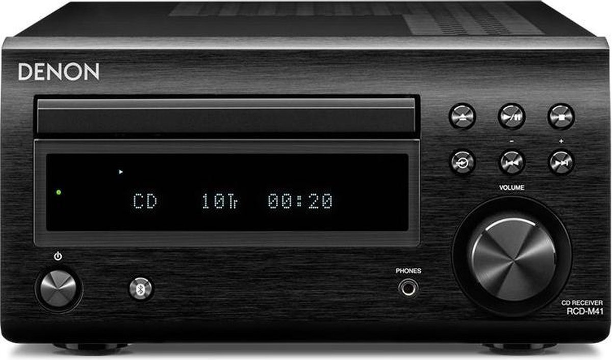 Denon CD Receiver RCD-M41 Black | bol