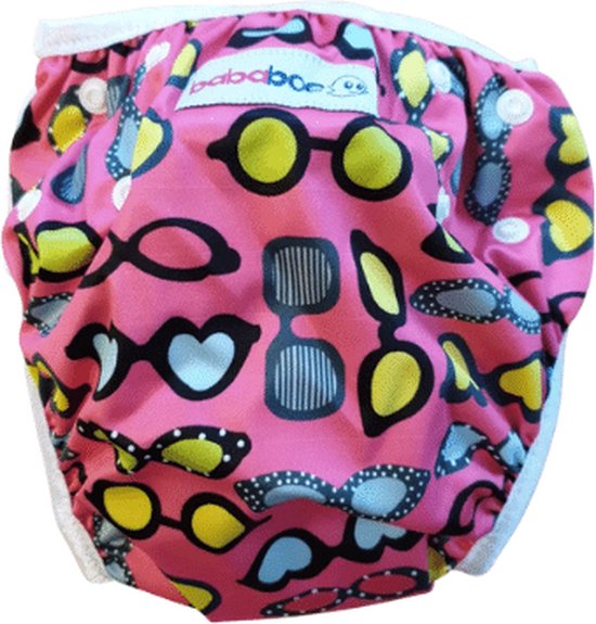 Zwemluier Wasbaar Bababoe - Brillen Roze - 4 tot 18 kg | bol.com