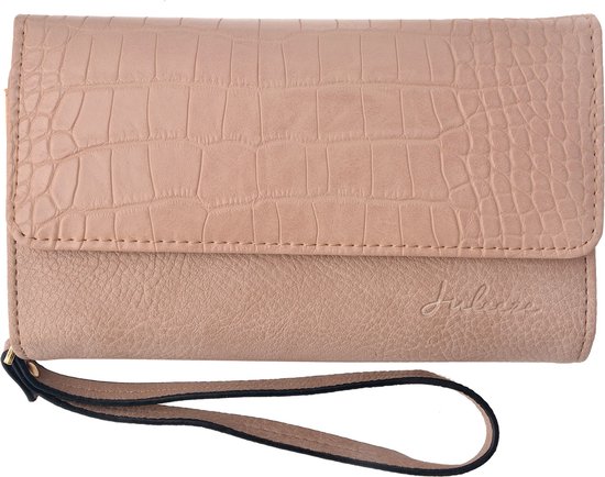 Juleeze Portemonnee 17x10 cm Beige Kunstleer Rechthoek Beurs Geldbeurs ...