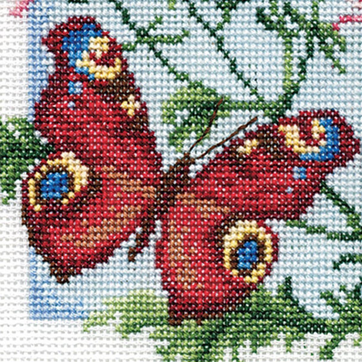 PANNA Borduurpakket Pauw B-0117 - Kruissteek - Borduren voor volwassenen - Aida | bol.com