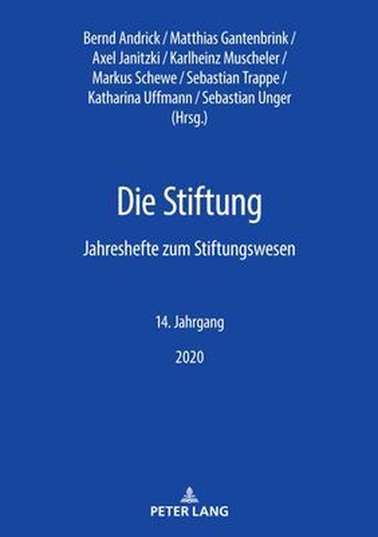 Die Stiftung- Die Stiftung | 9783631844793 | Boeken | bol.com