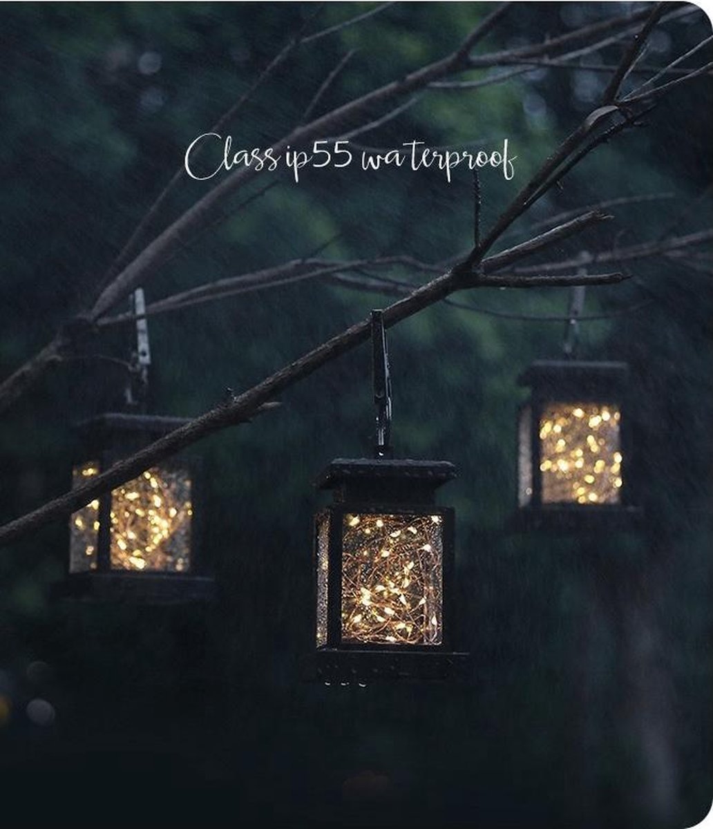 Solar tuinverlichting -Tuin hanglamp op zonne-energie muurlamp - IP44 ...
