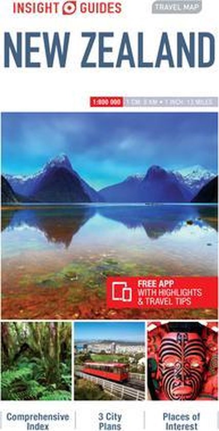 Insight Guides Travel Map of New Zealand, New Zealand Travel Guide | bol.com