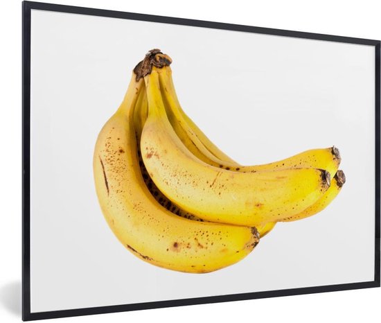 Fotolijst incl. Poster - Banaan - Geel - Fruit - 60x40 cm - Posterlijst ...