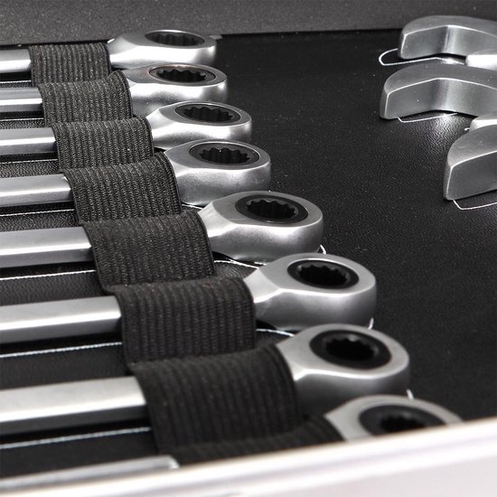 22-delige ring ratel set | 6mm->32mm | steeksleutel | ratelsleutel ...