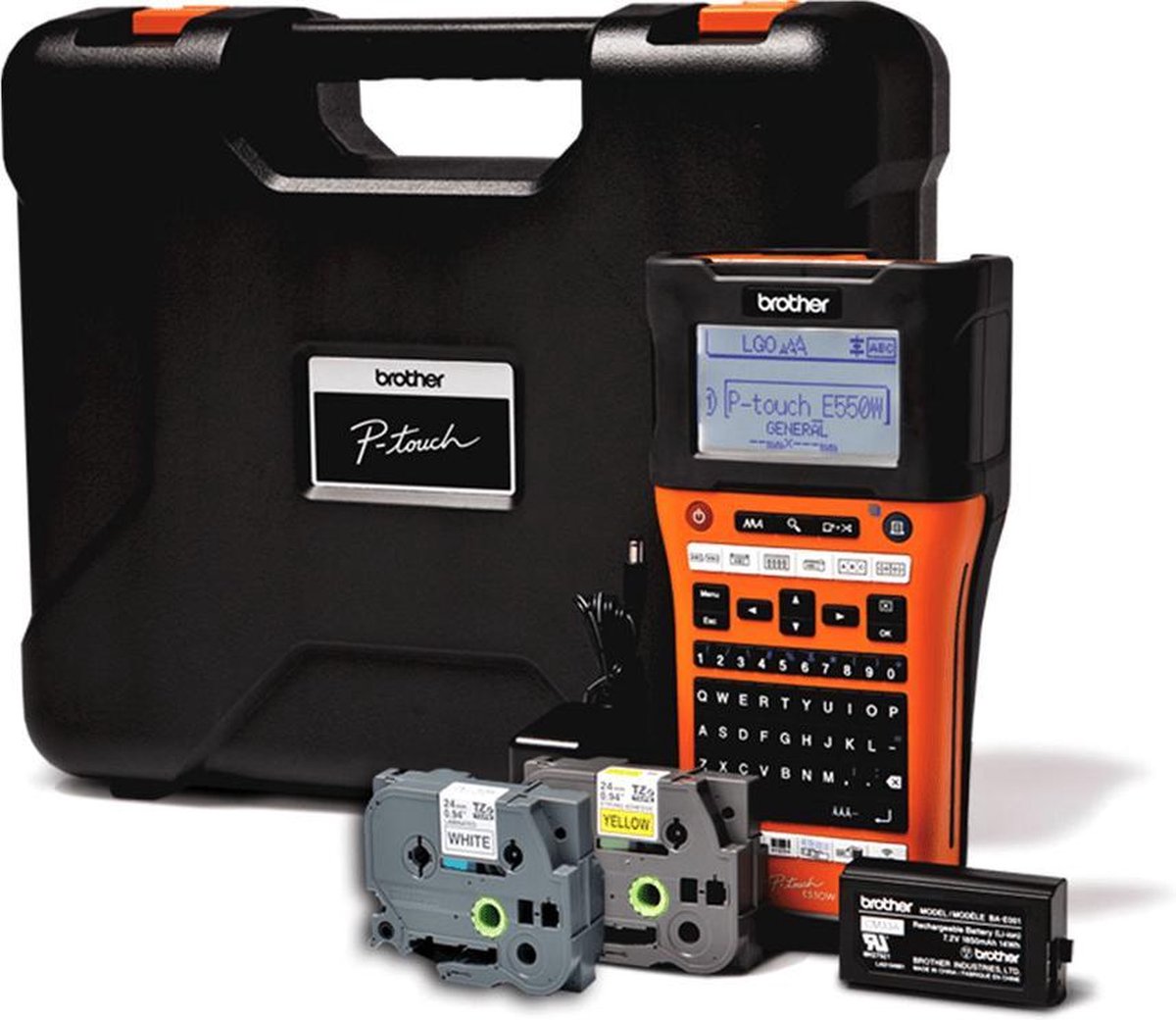 Brother Labelmaker - Industriële labelprinter met wifi - In draagkoffer ...