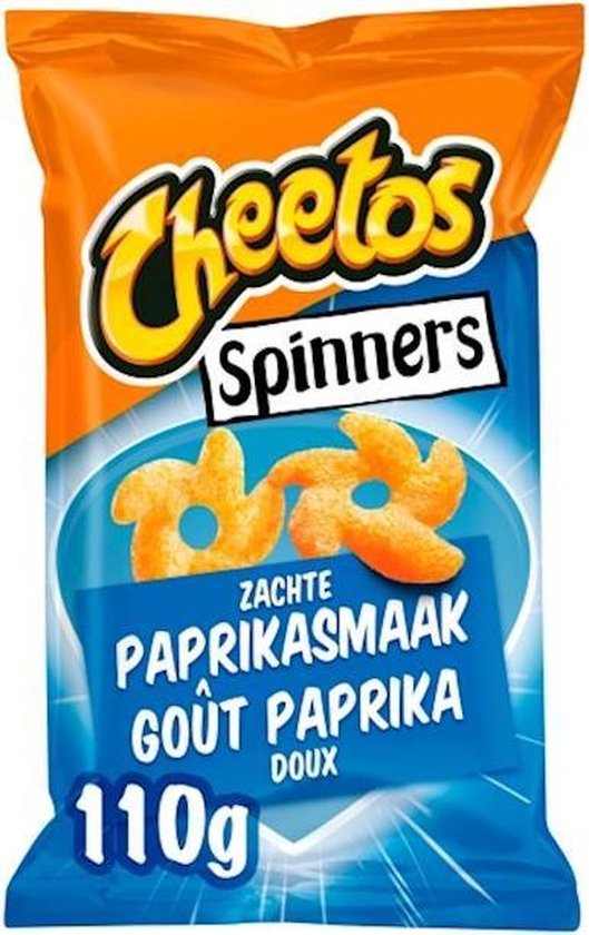 Cheetos Spinners Paprika - 8 x 110 Gram | bol.com