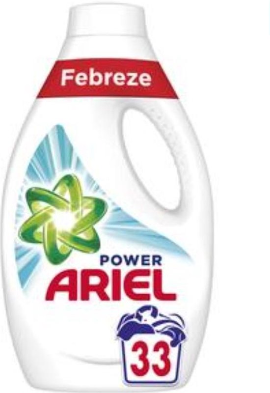 Ariel Power - Avec Febreze Fraîcheur - Détergent liquide - 132 lavages ...