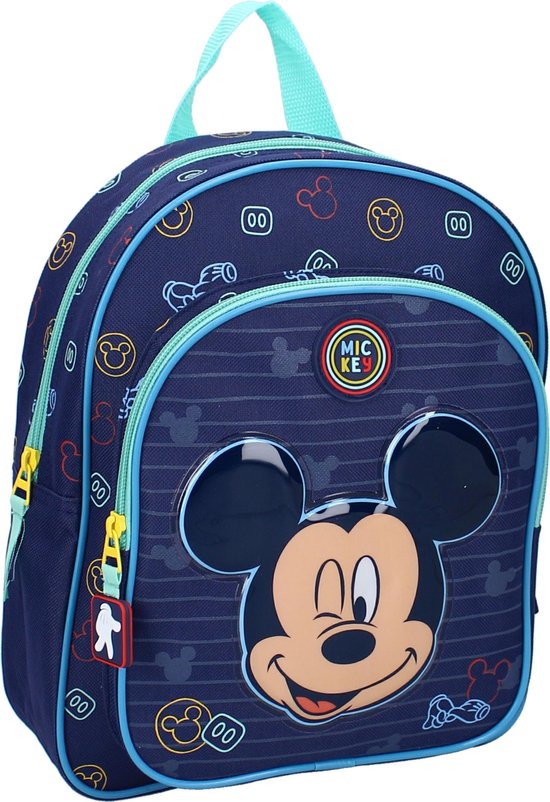Disney Rugzak Mickey Mouse: Be Kind Junior 30 X 25 Cm Navy | bol.com