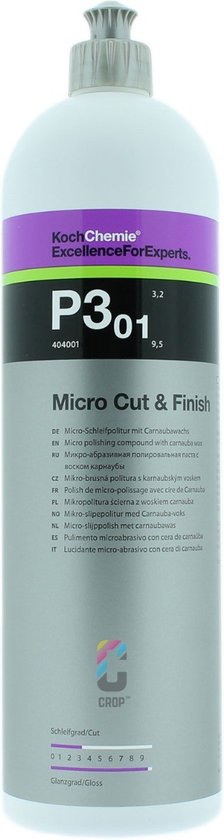 Koch Chemie P3.01 Micro Cut & Finish | Met Carnauba - 1000 ml | bol