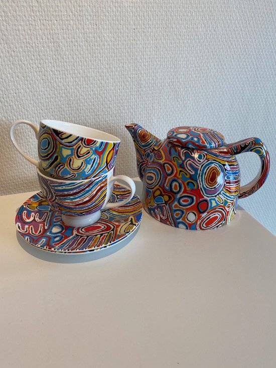 Alperstein Designs - theeset - porselein -Judy Napangardi Watson ...