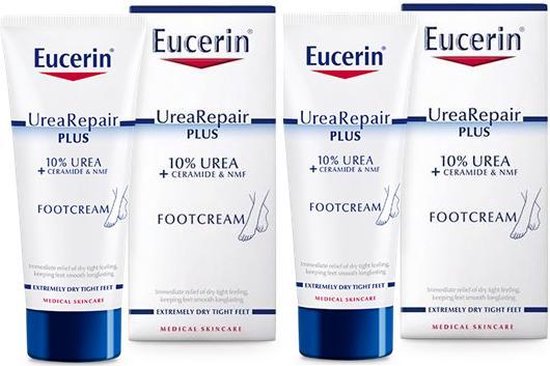 Eucerin Urearepair Plus Foot Cream 10% Urea Lot 2 X 100 Ml | bol.com