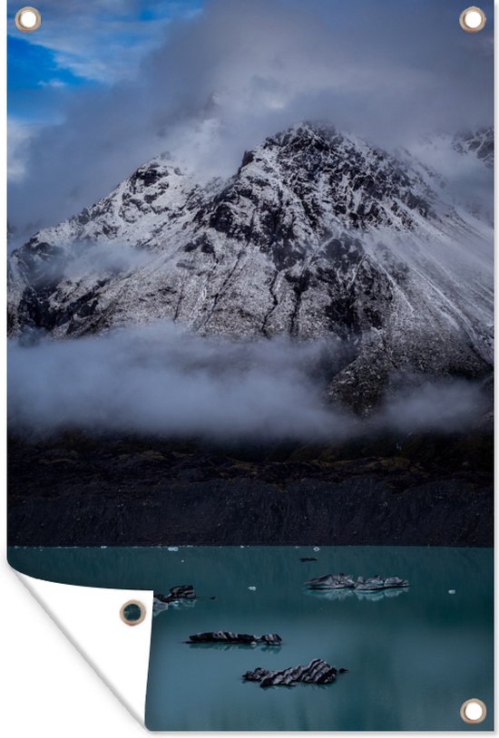 Berg in the Nelson Lakes National Park in New Zealand Garden poster ...