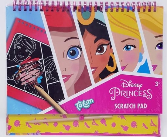 PRINCESS SCRATCH PAD EN STICKERBOX - KLEURBOEK | bol