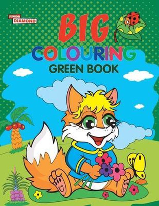 Big Colouring Green Book for 5 to 9 years Old Kids Fun Activity and ...