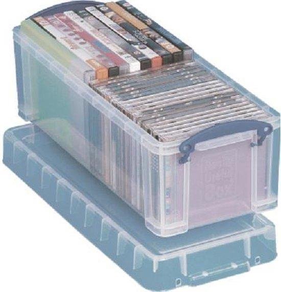 Really Useful Box - 6,5 Liter - Transparant - 4 stuks | bol