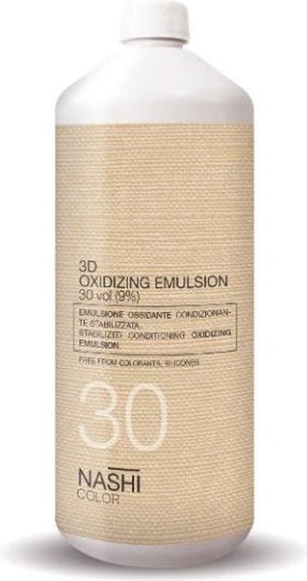 NASHI COLOR 3D OXIDIZING EMULSION - 30 VOL. 1000ML 9% | bol