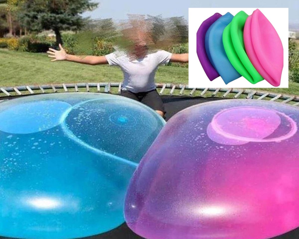 Into Stock jelly bubble - Paars | bubble ball balloon | Xl-120Cm ...