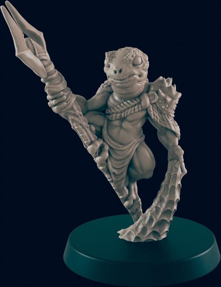 3D Printed Miniature - Bullywug Ranger - Dungeons & Dragons - Beasts ...