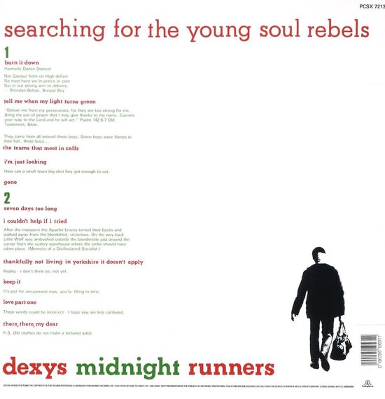 Searching For The Young Soul Rebels (Red Vinyl), Dexy'S Midnight ...