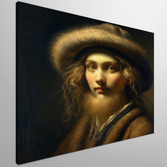 Modern rembrandt schilderij | Rembrandt's zeitgeist: contemporary masterpiece blending... | bol