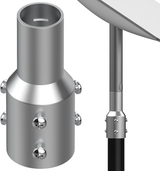 Pijp Adapter voor Pole Mount TV Masten en Satellietmasten | Geschikt ...