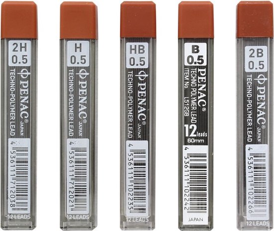 Penac Hi-Tec Polymer - Leads vulpotlood vulling - 0.5mm - Navullingen ...
