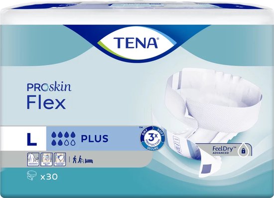 TENA FLEX PLUS - L, 30 st. (723333) | bol