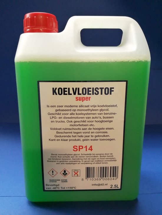 Koelvloeistof SP14 (Longlife) 2,5Ltr. -40 graden | bol