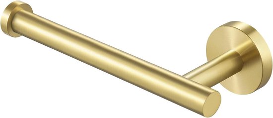 WC Rolhouder Roestvrij Staal SUS304 Geborsteld Goud - Wandmontage ...