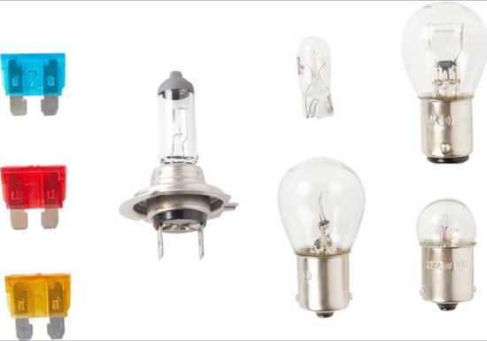 Grundig autolampset | H7 | 12V | Inclusief lamp en zekeringen ...